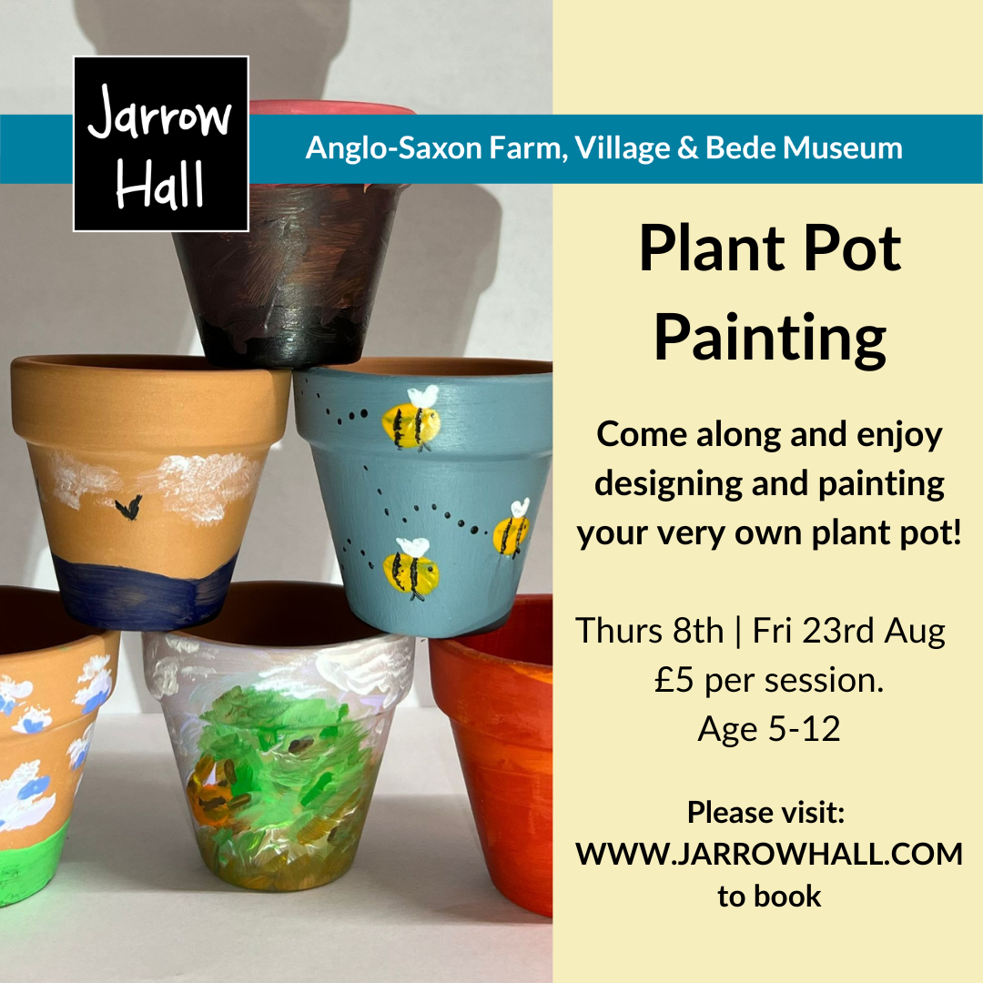 Plant Pot Painting - Jarrow Hall