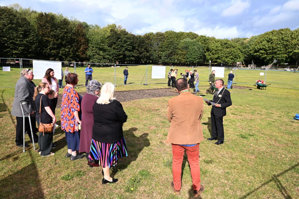 Breaking Ground at the Excavation - Jarrow Hall