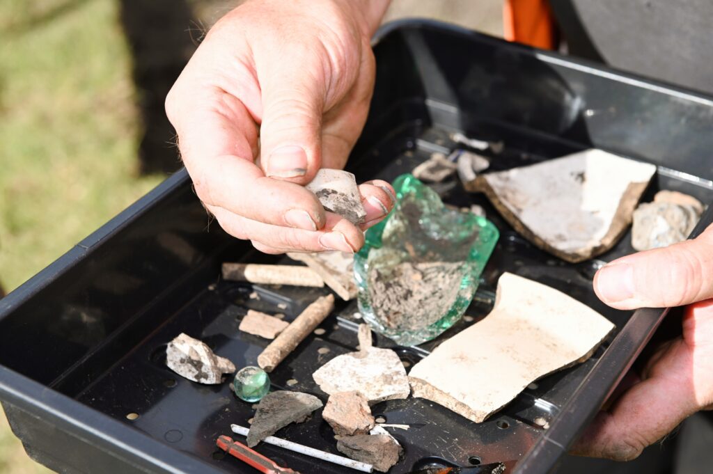 Breaking Ground at the Excavation - Jarrow Hall